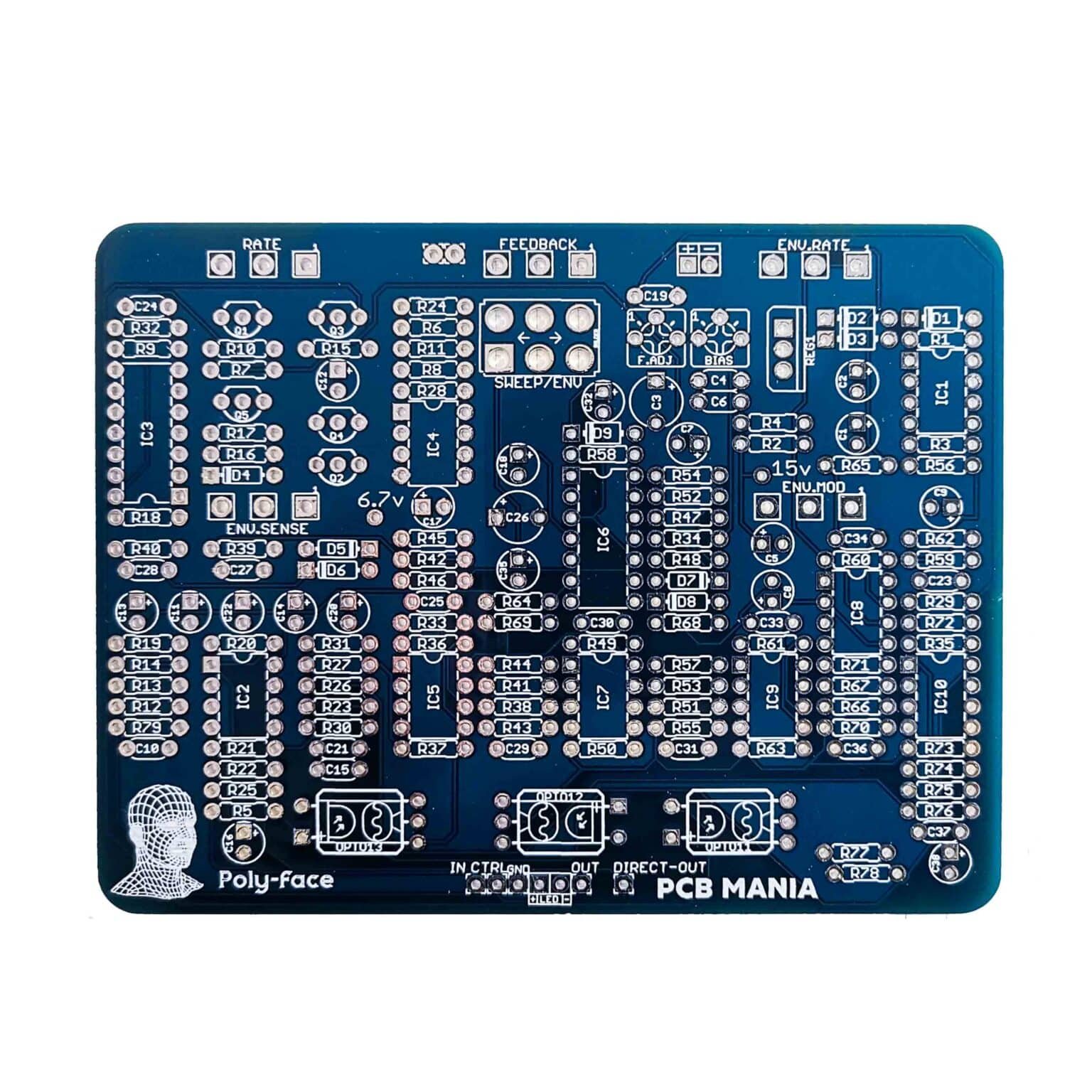 Poly-face – PCB Guitar Mania
