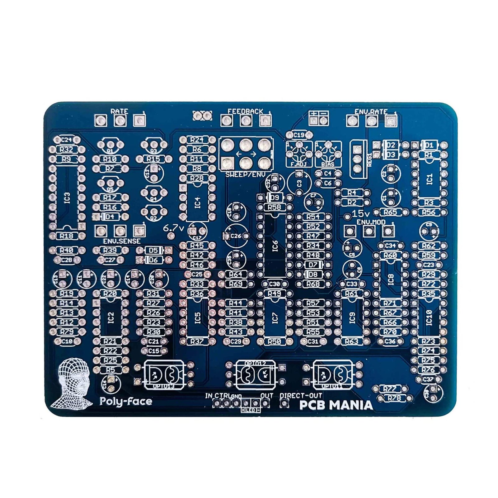 Poly-face – PCB Guitar Mania