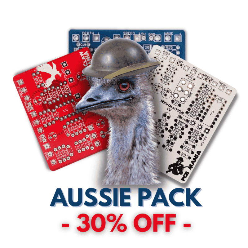 Aussie Pack – PCB Guitar Mania