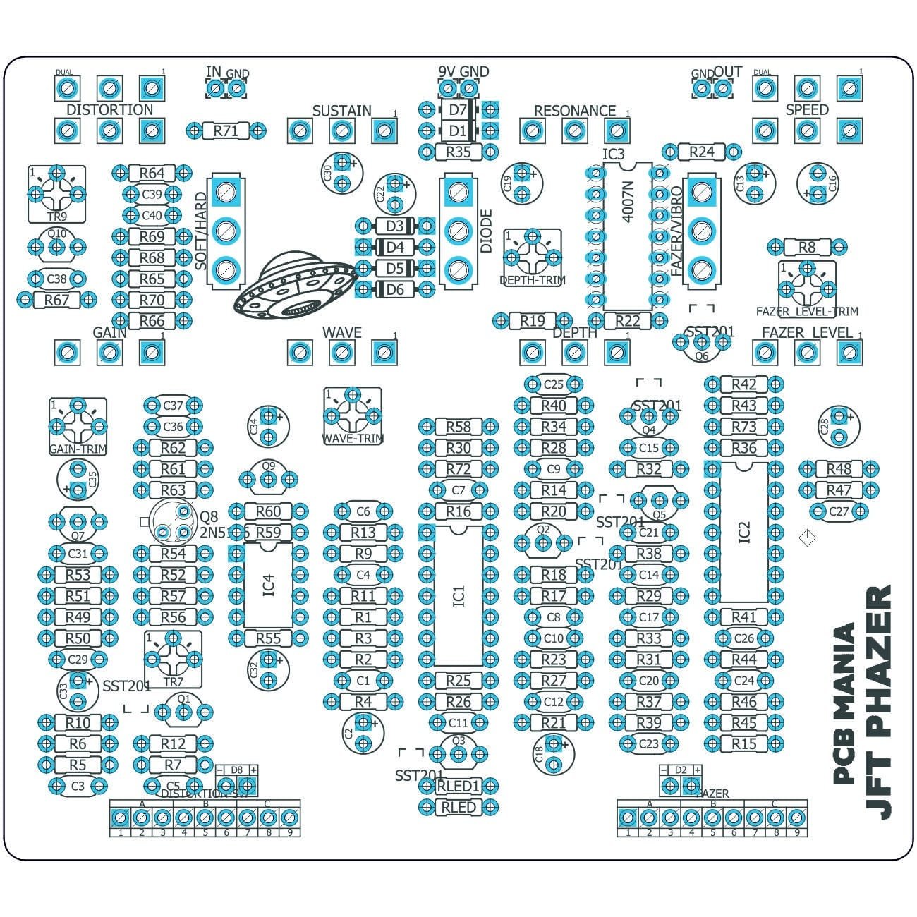 Bulgarian Fuzz - PCB Guitar Mania